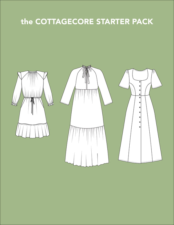 The Cottage Core Starter Pack - PDF Patterns – Friday Pattern Company